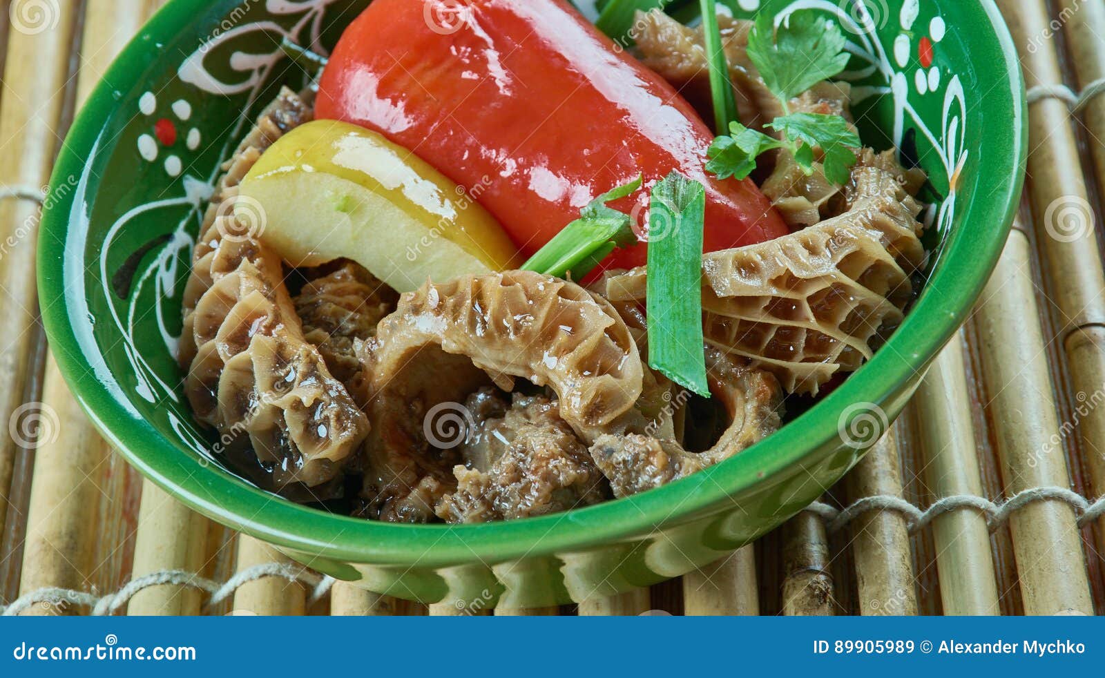 Tripe salad stock image. Image of dinner, cooked, meal - 89905989