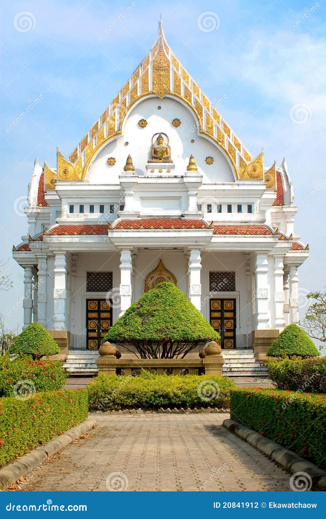 Tripitaka Library, Nakhonpathom, Thailand Stock Photo - Image of ancient, path: 20841912