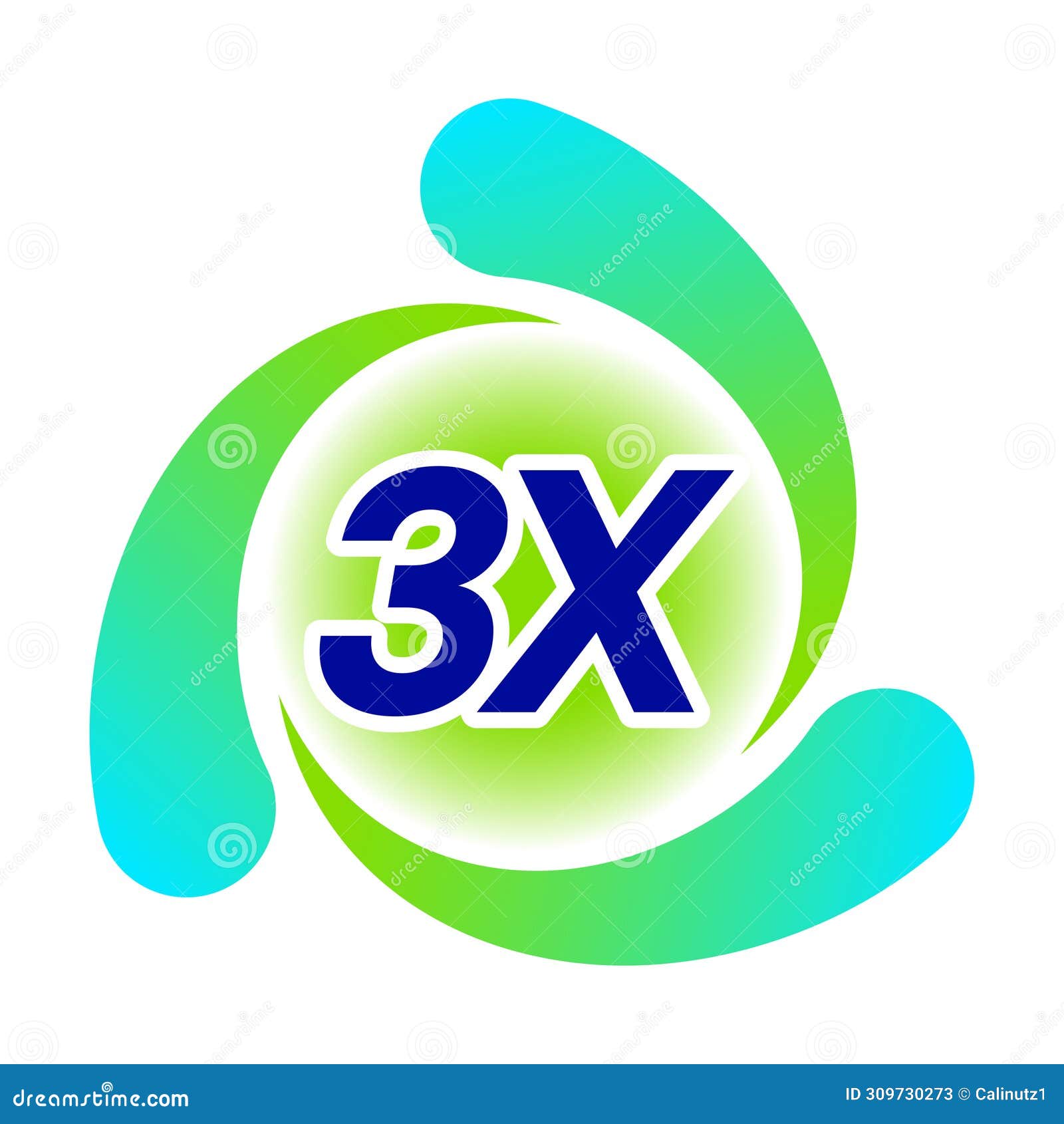 Triple Action, 3x Vector Icon Logo Badge | CartoonDealer.com #309730275