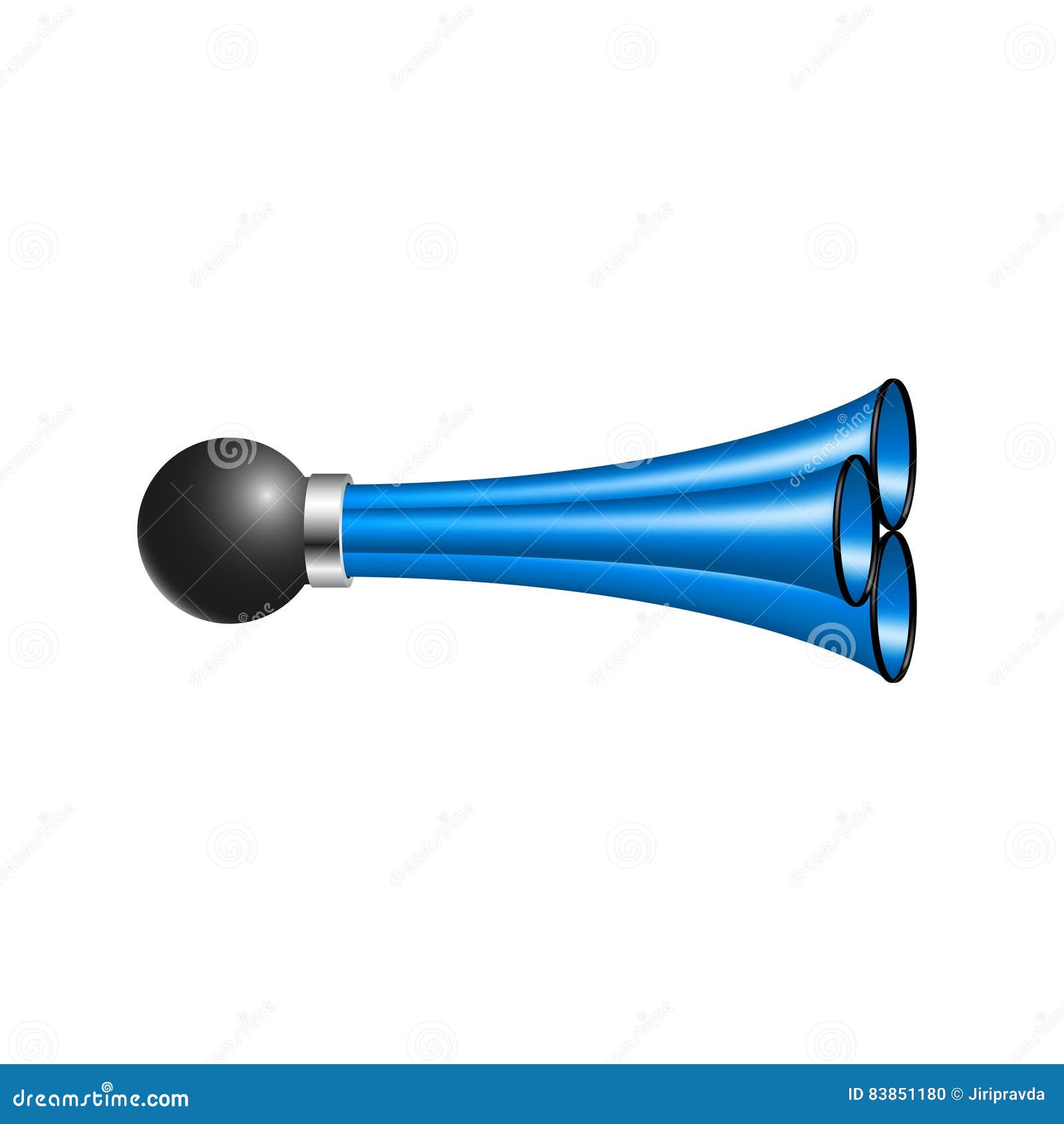 Blue Buzzer In Electronic Circuit Icon Isolated On Transparent ...