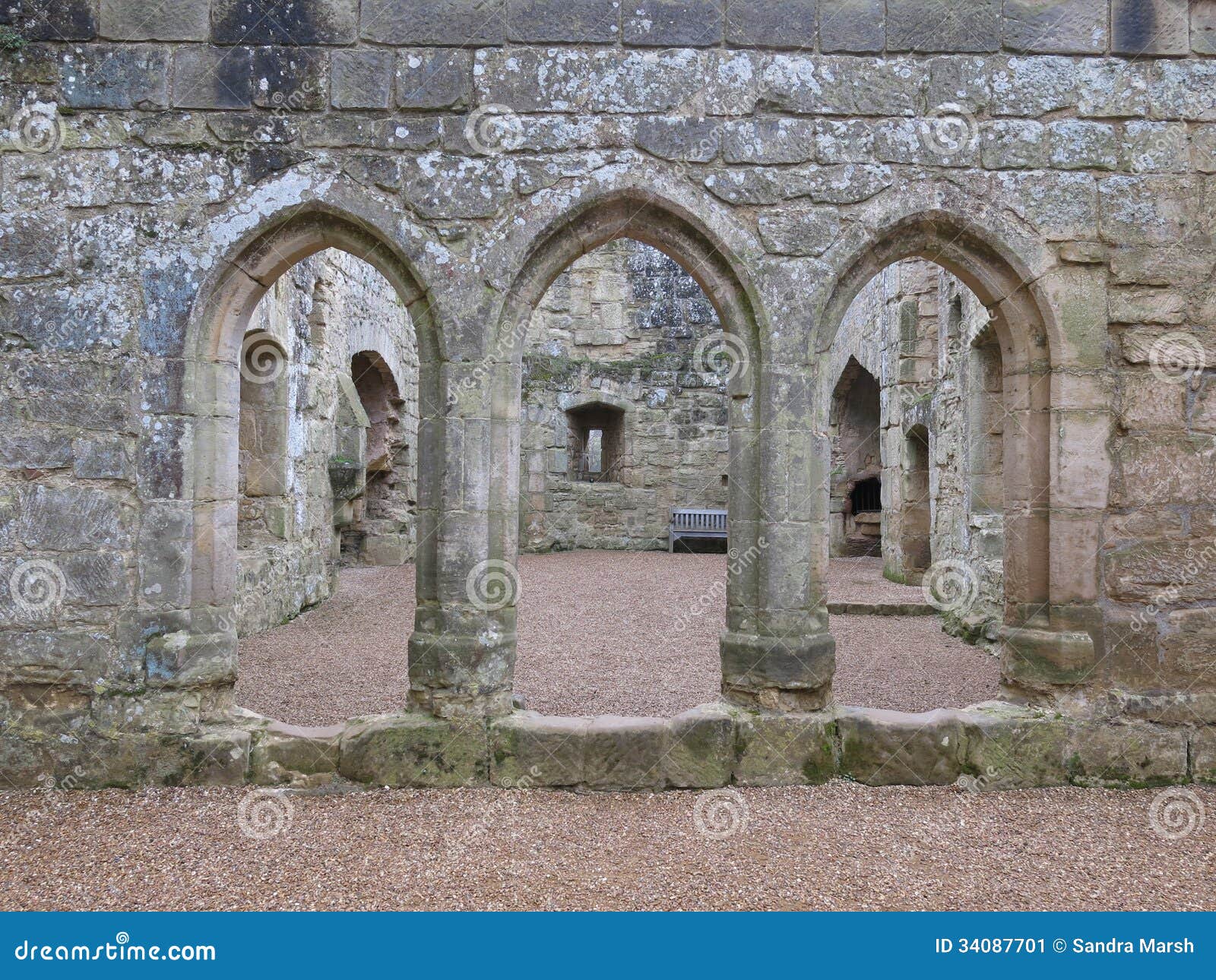 Triple Arch stock image. Image of symmetry, arch, ancient - 34087701