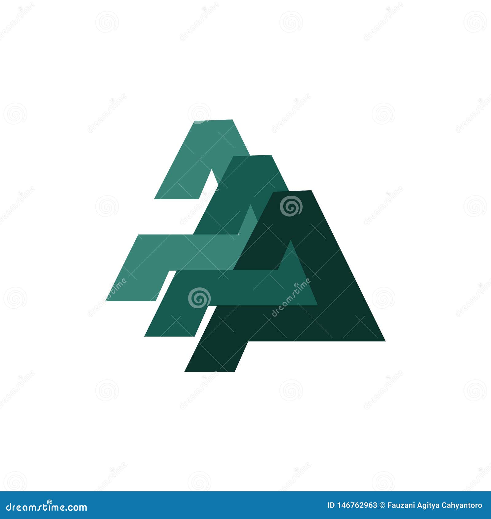 Triple a for architecture stock illustration. Illustration of icon ...