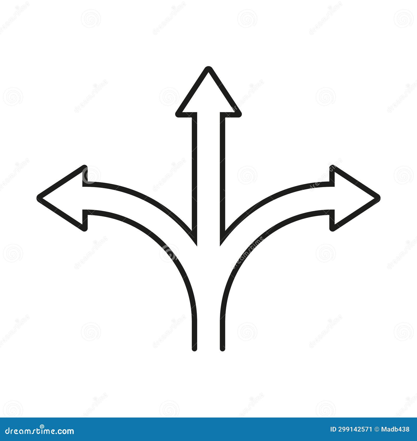 Linear Triple Triangle Icon From Geometry Outline Collection. Thin Line ...