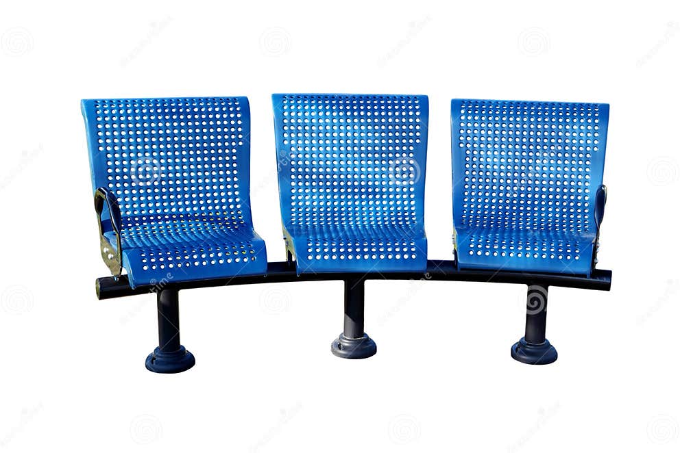 Triple Chairs stock photo. Image of rest, iron, background - 20556944