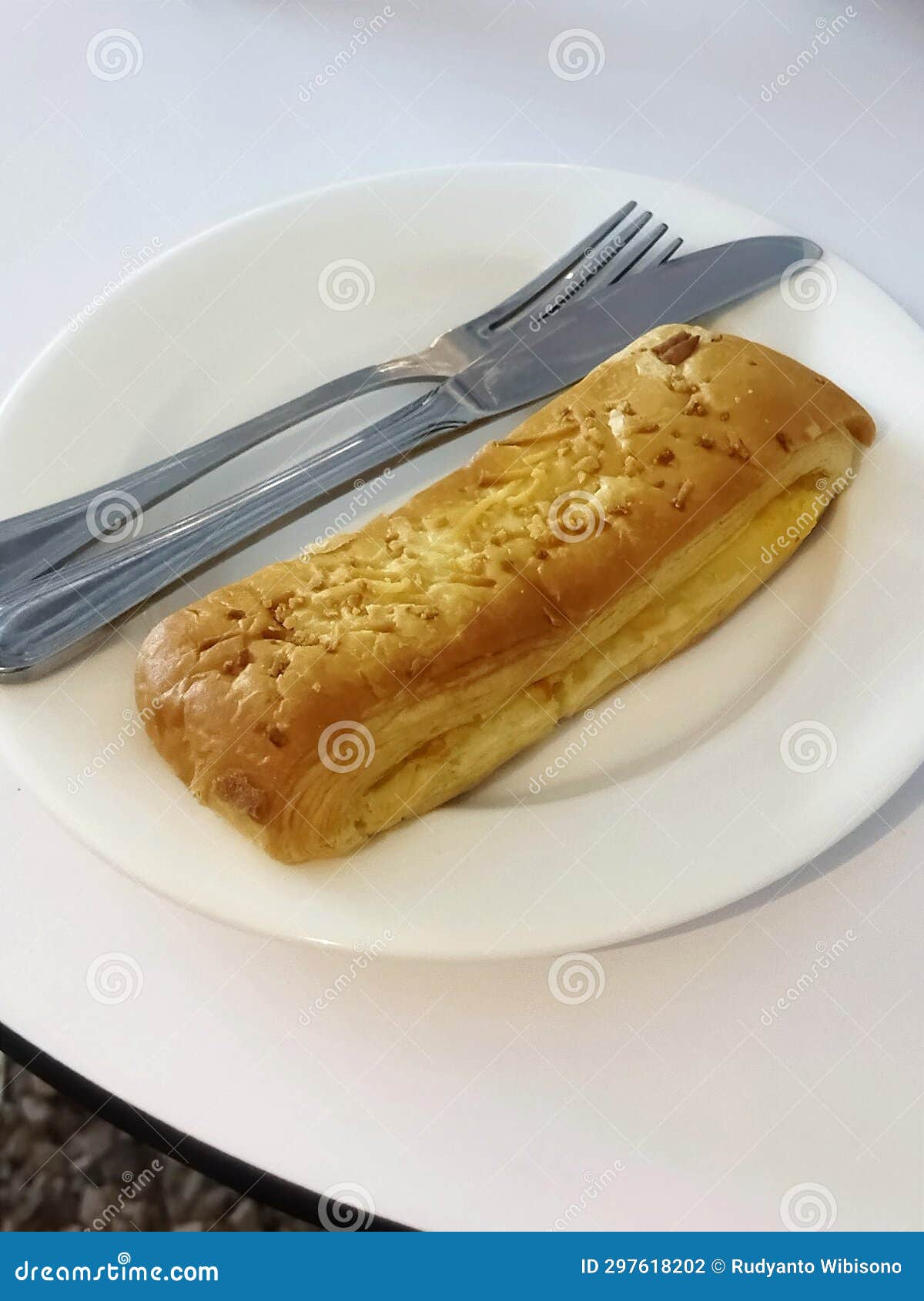 Triple cheese danish stock photo. Image of cheese, triple - 297618202