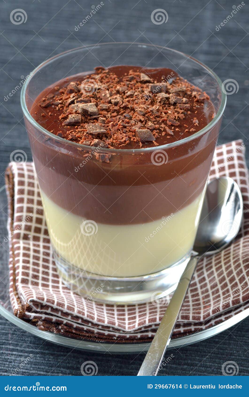 Triple Chocolate Mousse stock photo. Image of fattening - 29667614
