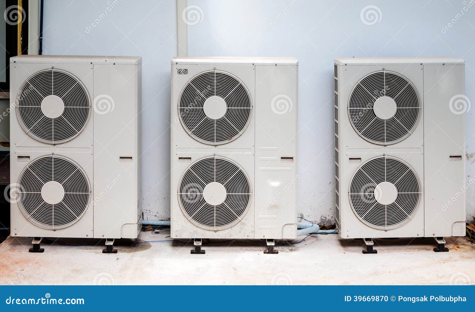 Compressor Unit For Wall Type Air Conditioner Installed On The Outside ...