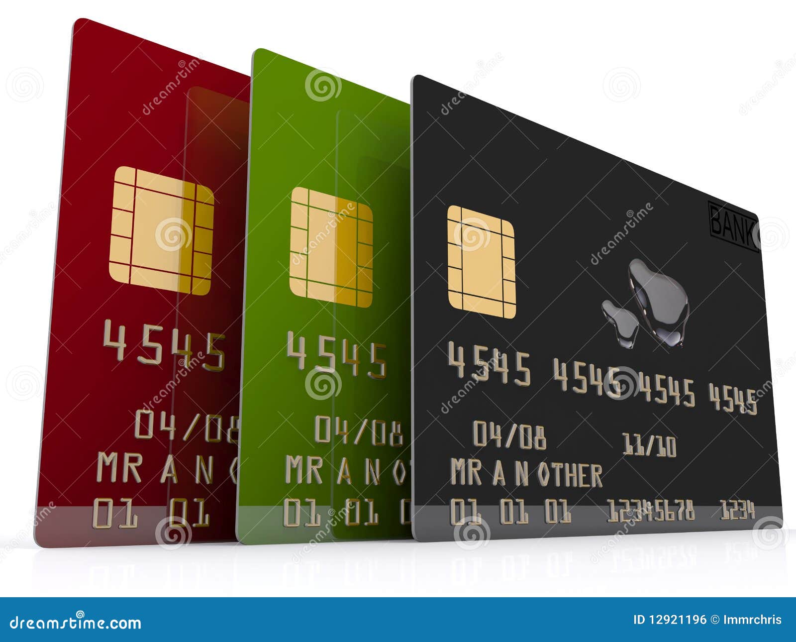 Triple Credit stock illustration. Illustration of credit - 12921196