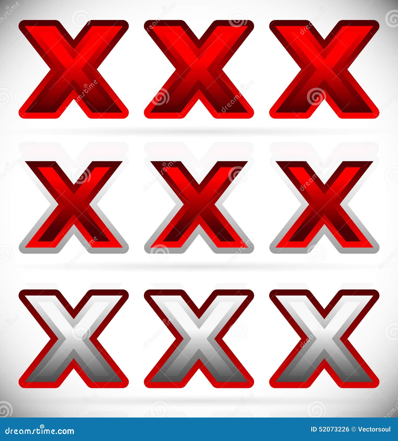 Triple X, Cross Graphics in Red Stock Vector - Illustration of adult ...