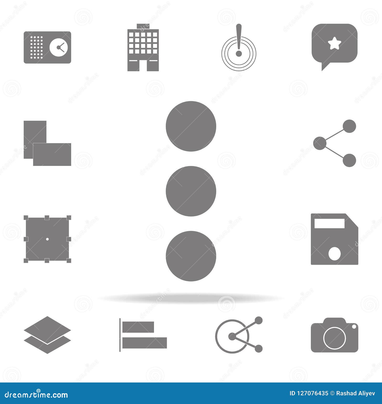 Ellipses Icon Vector. Triple Dots Sign. Three Dots . | CartoonDealer ...
