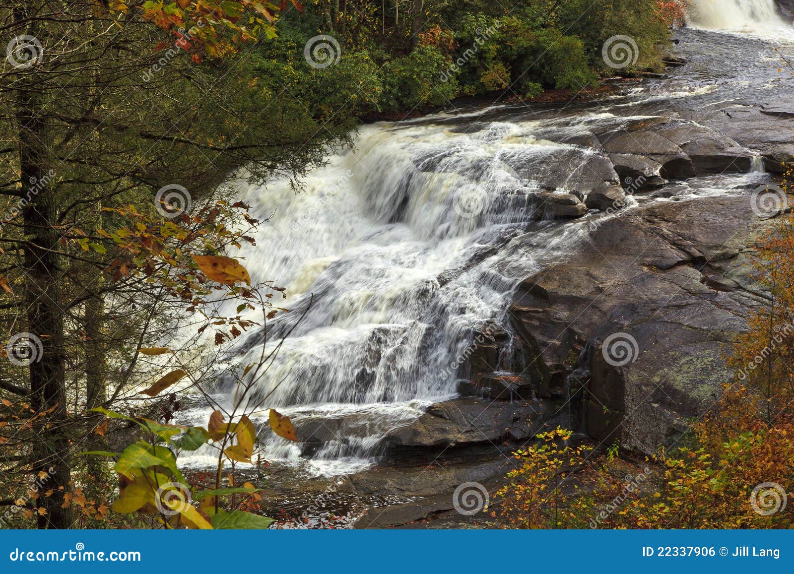 Triple Falls stock photo. Image of water, season, natural - 22337906
