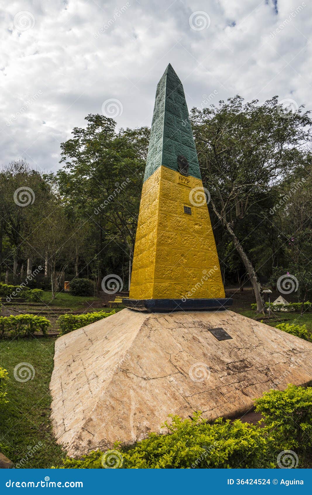 Triple Frontier, Tri-border Junction Of Paraguay, Argentina And Brazil ...