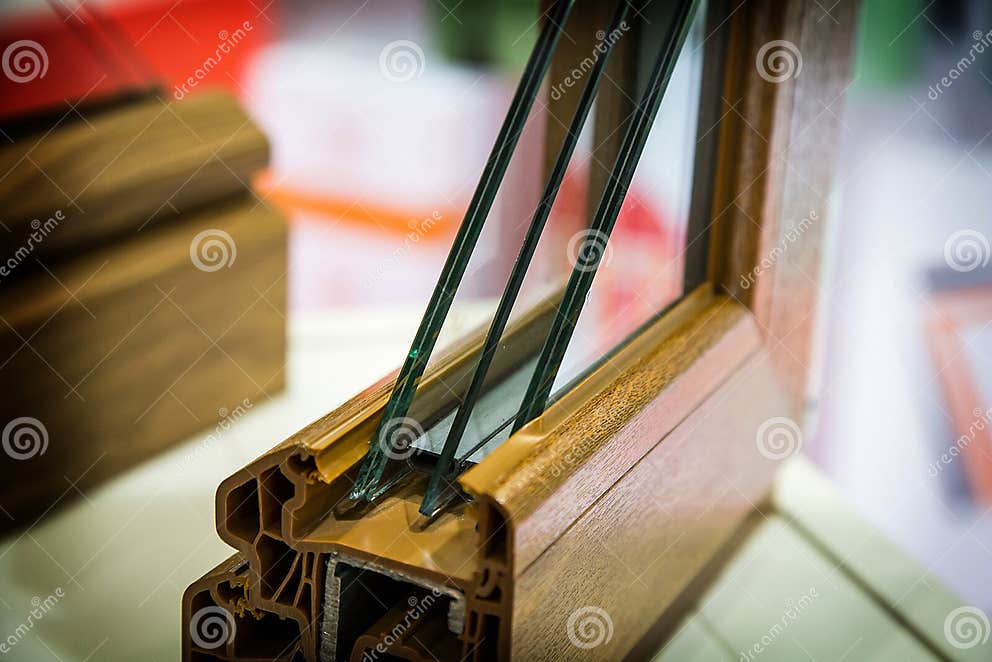 Triple Glazed Window. stock image. Image of industry - 65473583