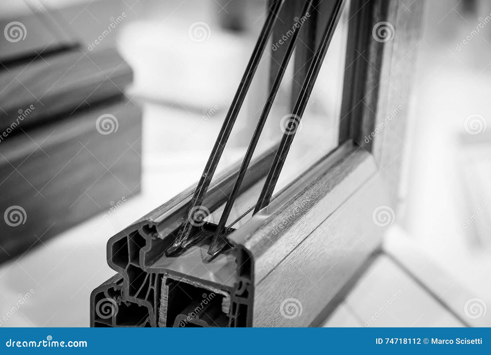 Triple Glazed Window. stock photo. Image of white, window - 74718112