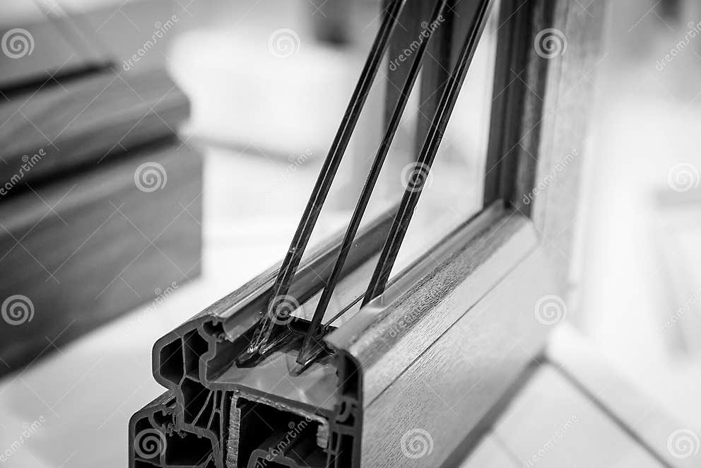 Triple Glazed Window. stock photo. Image of white, window - 74718112
