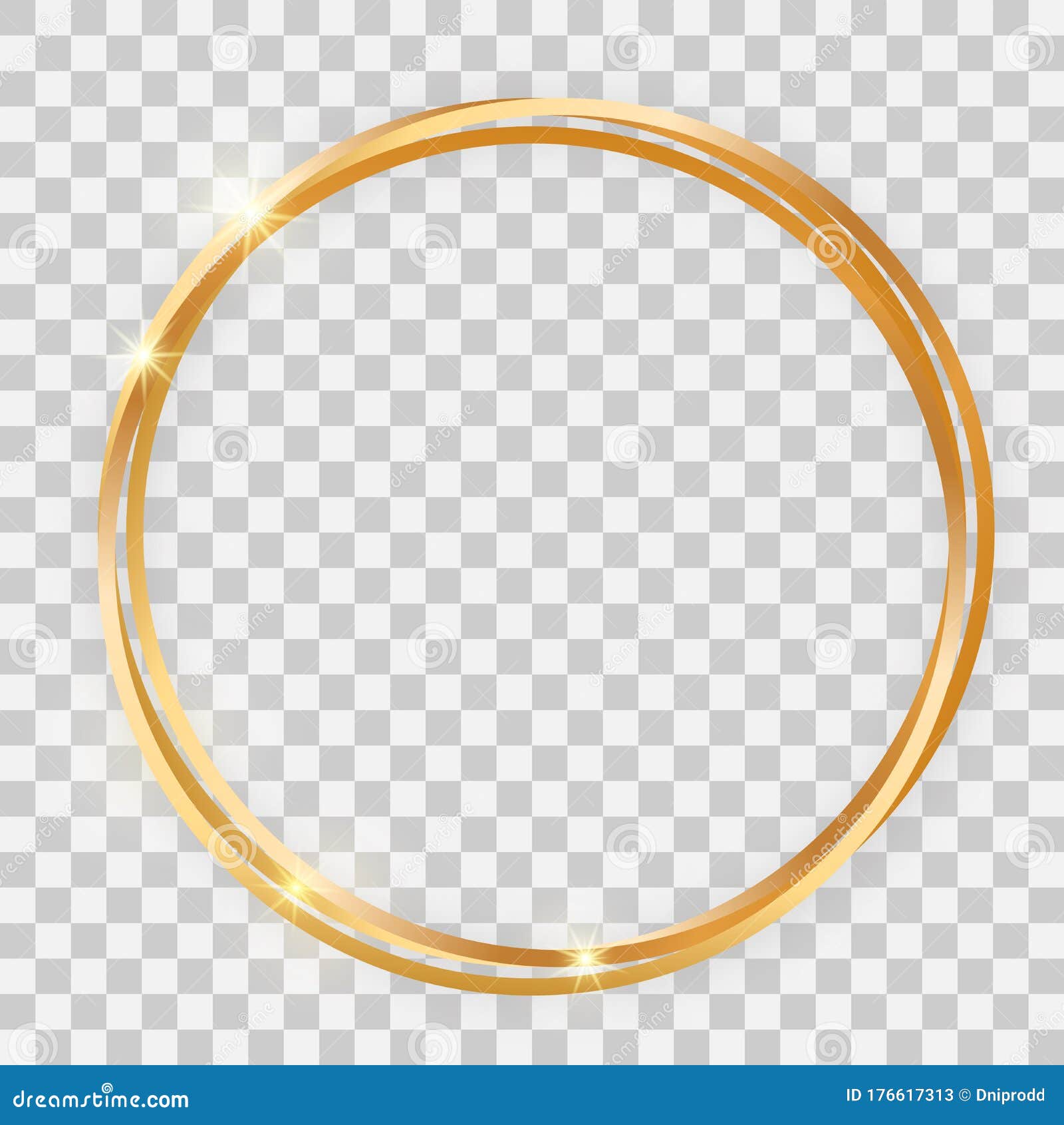 Triple Gold Shiny Circle Frame with Glowing Effects Stock Vector ... Triple Gold Shiny Circle Frame with Glowing Effects Stock Vector ...