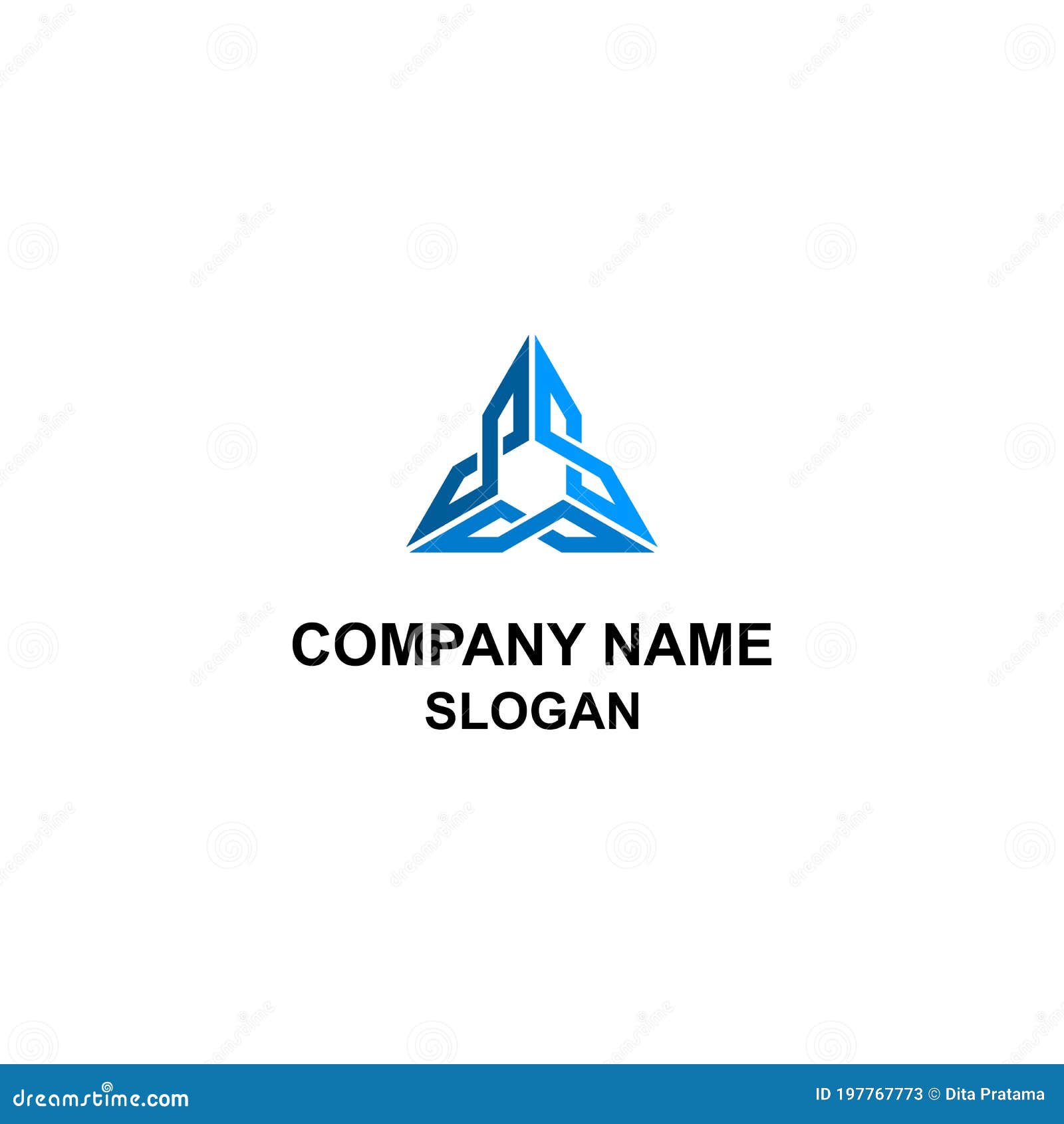 Triple Infinity Logo, 3 Infinity Symbol Forming a Triangle, this Logo ...