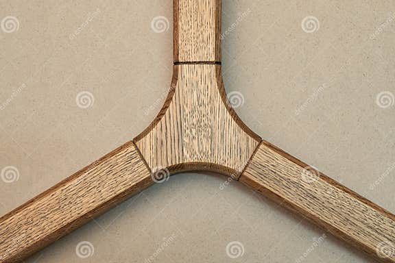 Triple Jointed Wooden Frame of the Table is Made of Solid Oak Stock ...