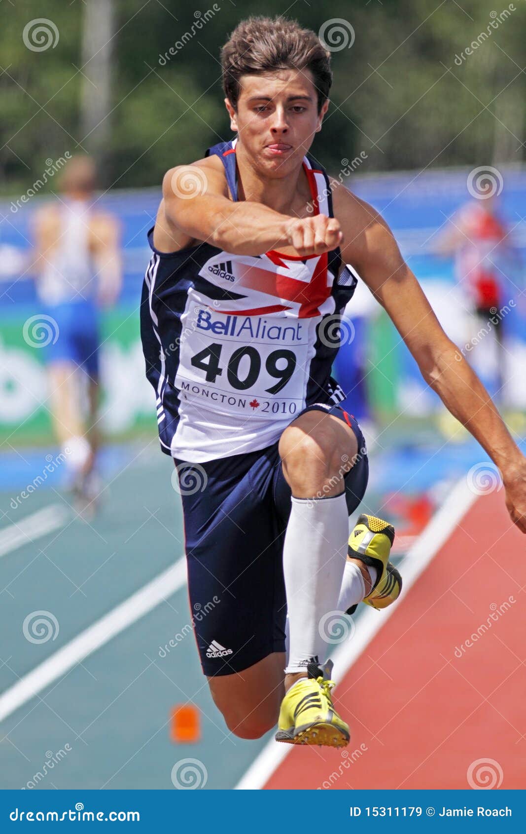 Triple Jump Men Britain Williams Editorial Stock Image - Image of medal ...