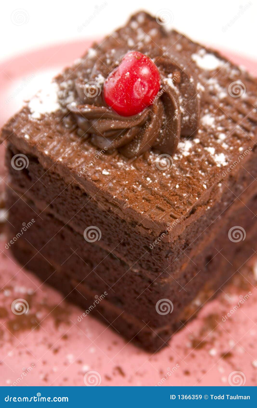Triple Layer Chocolate Cheesecake Royalty-Free Stock Photo ...