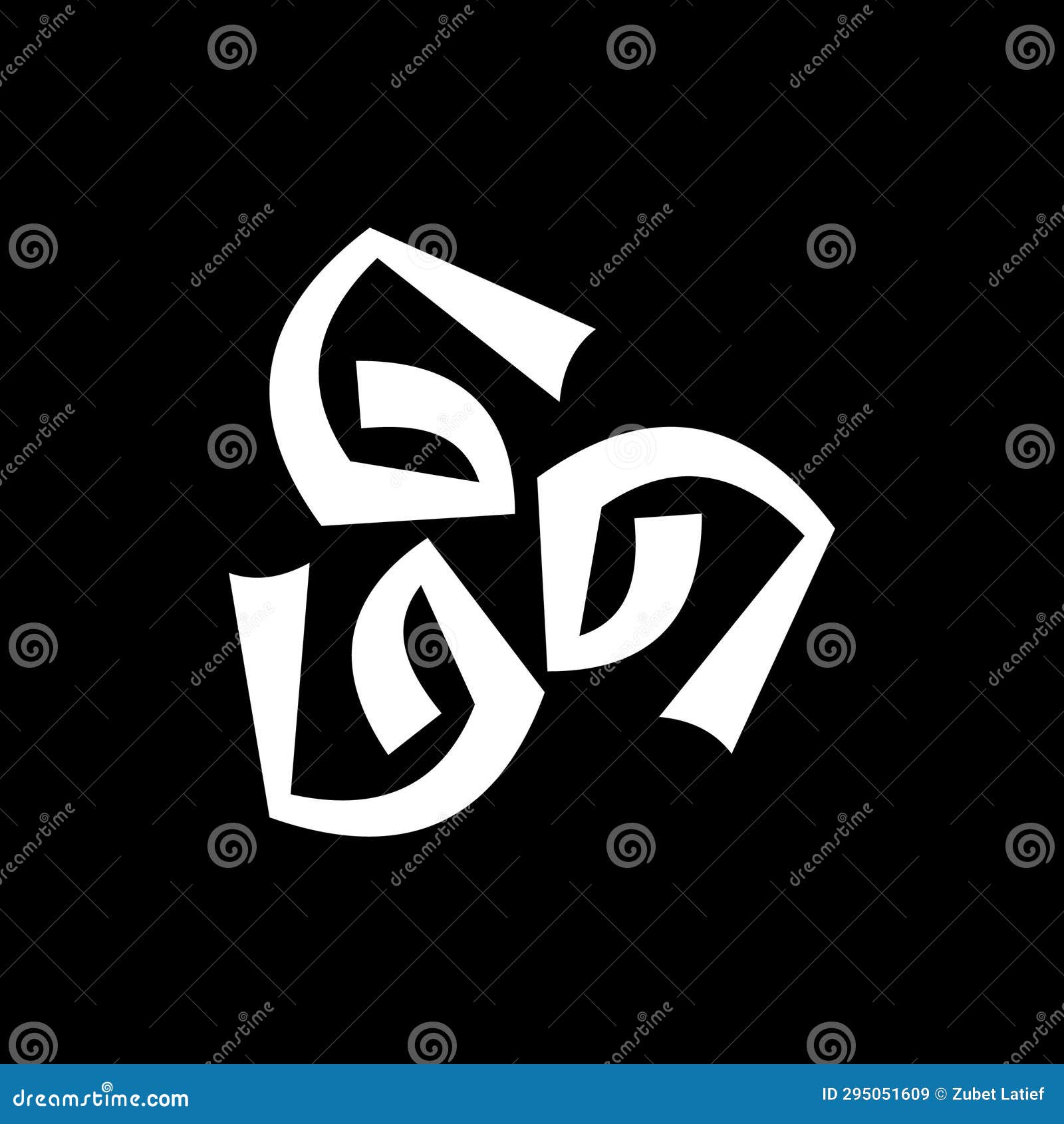 EEE Or Triple E Letter Initial Logo, Capital Letter In Symmetrical ...