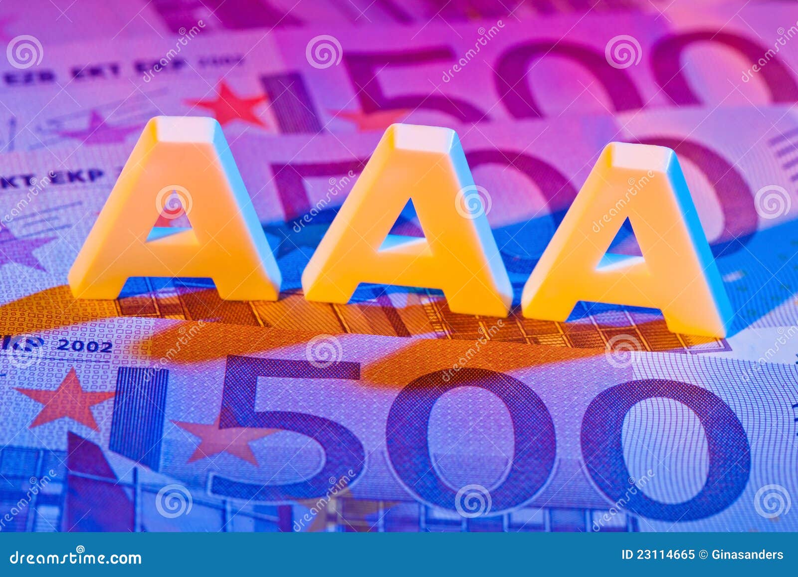 The Triple a of a Rating Agency. Aaa Stock Image - Image of debt ...