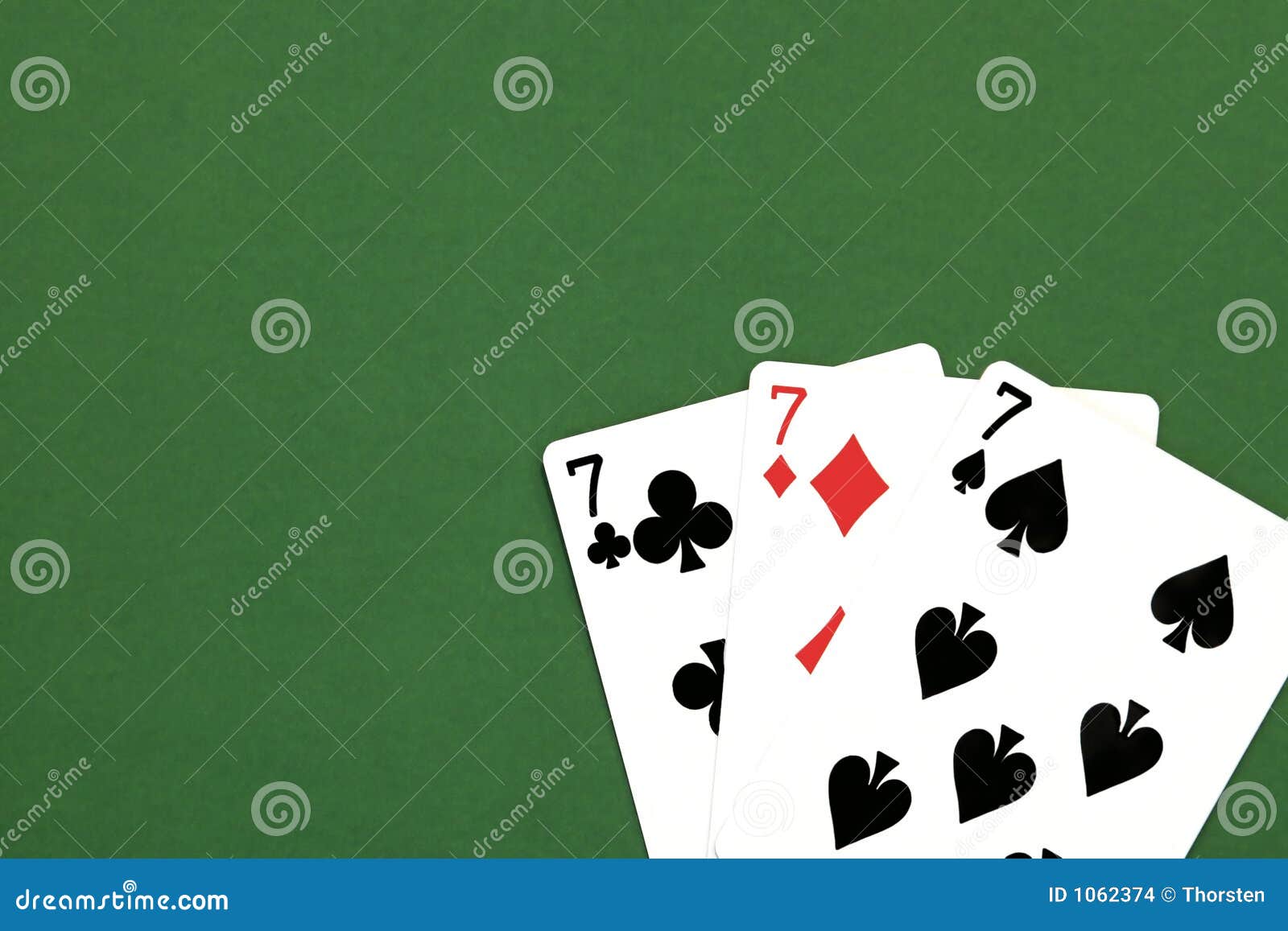 Triple Seven stock photo. Image of spades, casino, jack - 1062374