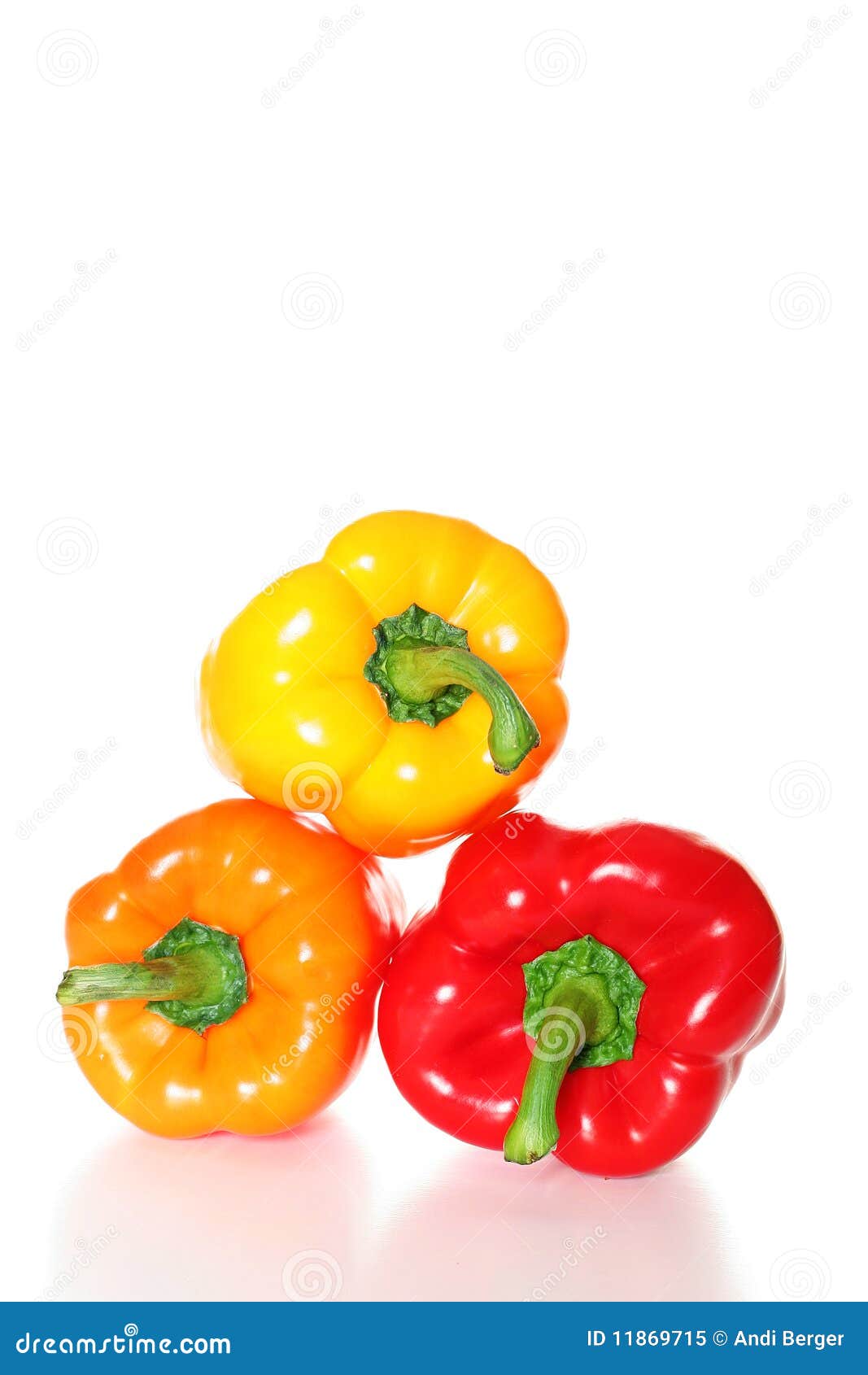 Triple stacked peppers stock image. Image of preparation - 11869715