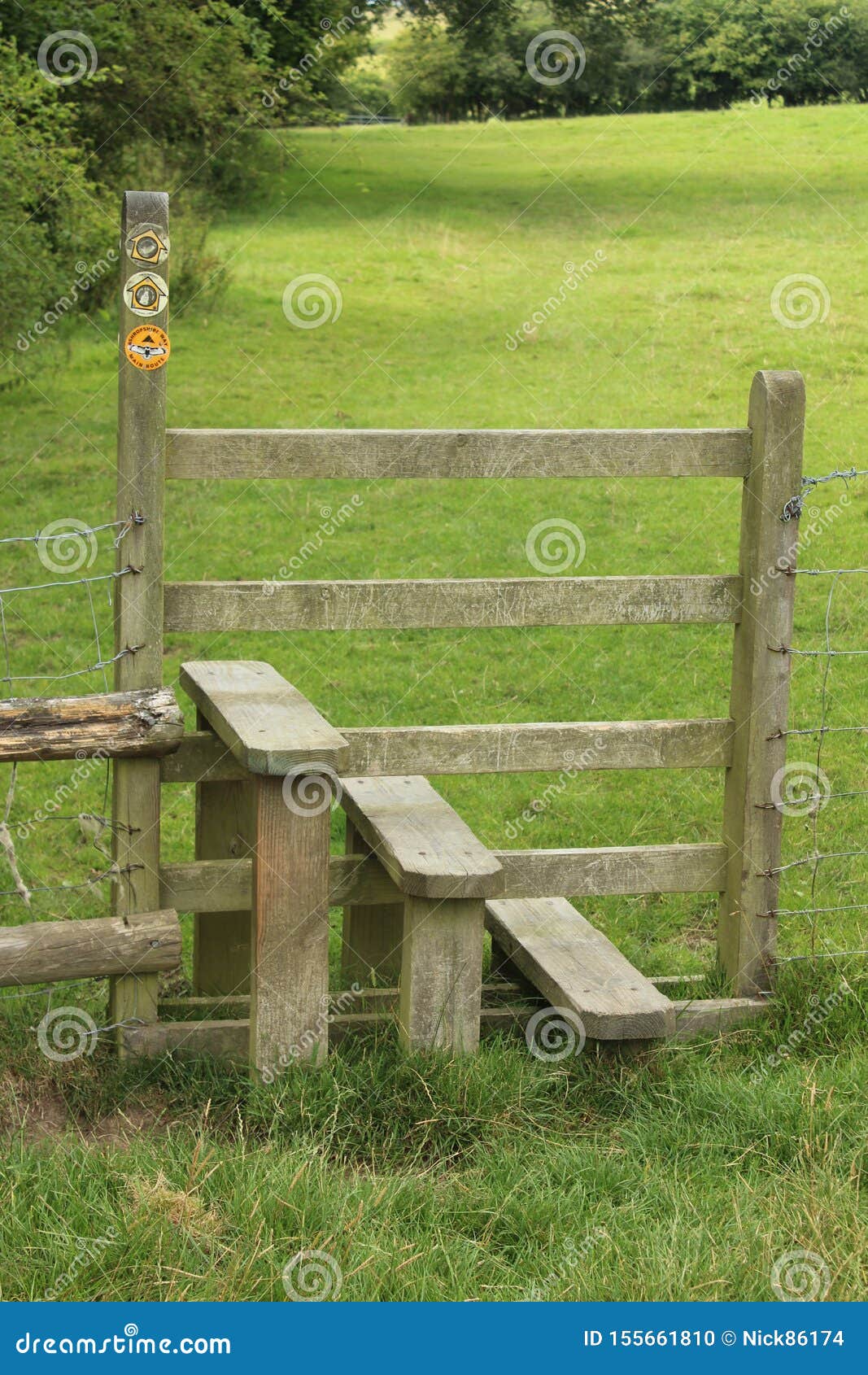 A Triple Stile on a Countryside Walk Stock Photo - Image of countrside ...