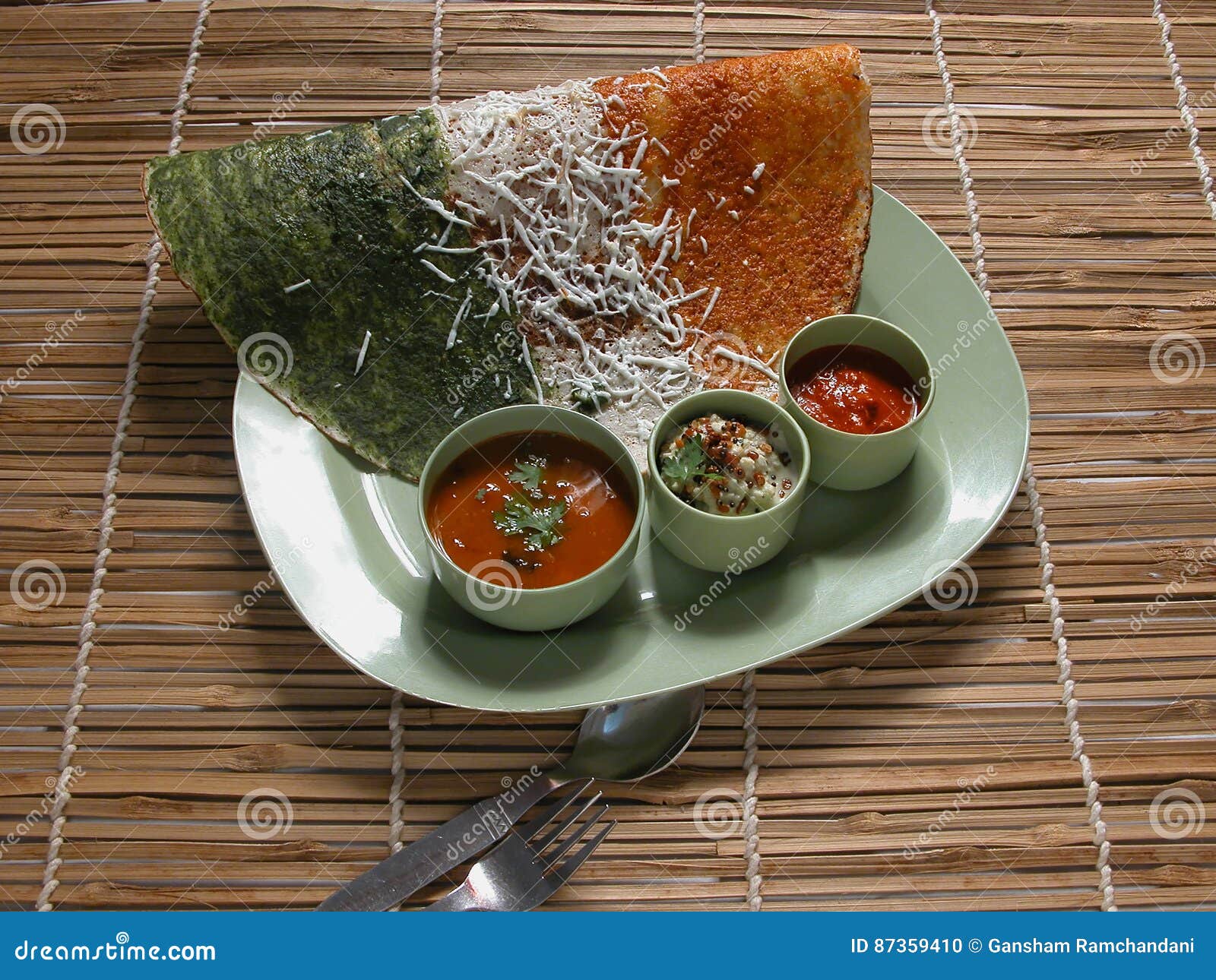 Cheese DOsa A Special Food Of Andhra Stock Photo | CartoonDealer.com ...