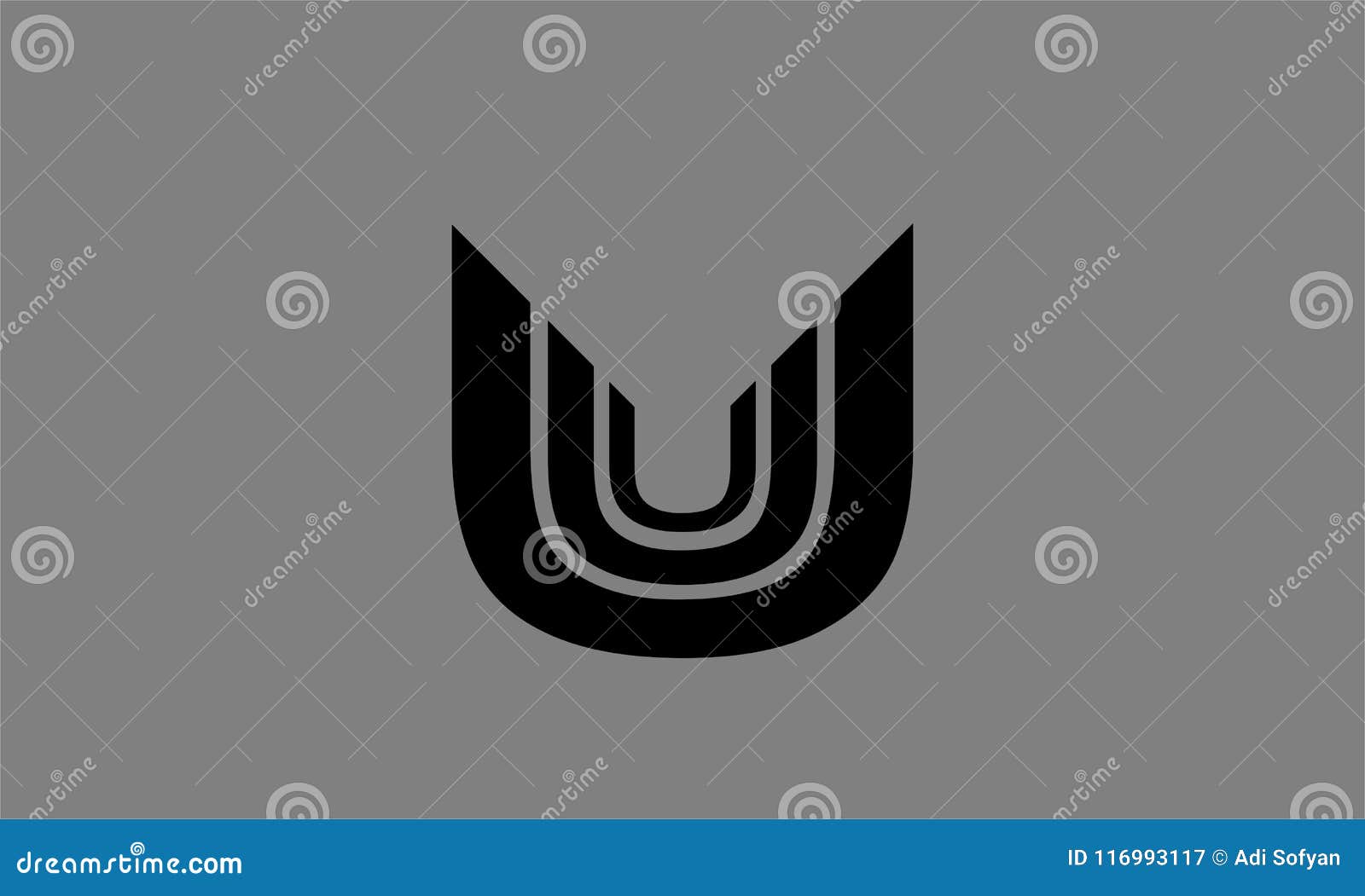 TRIPLE of U LETTER stock illustration. Illustration of hope - 116993117
