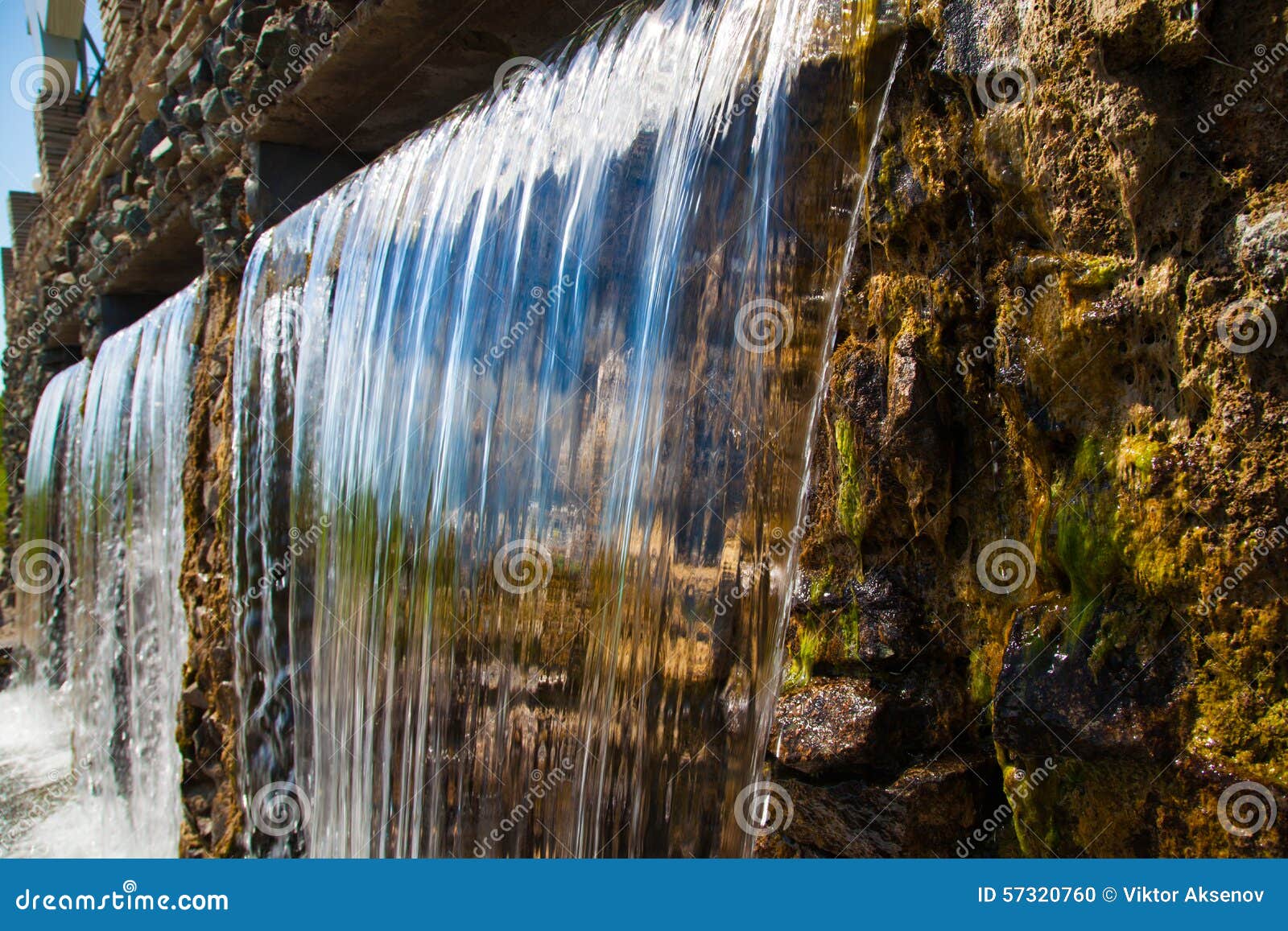 Triple waterfall stock photo. Image of tranquil, river - 57320760