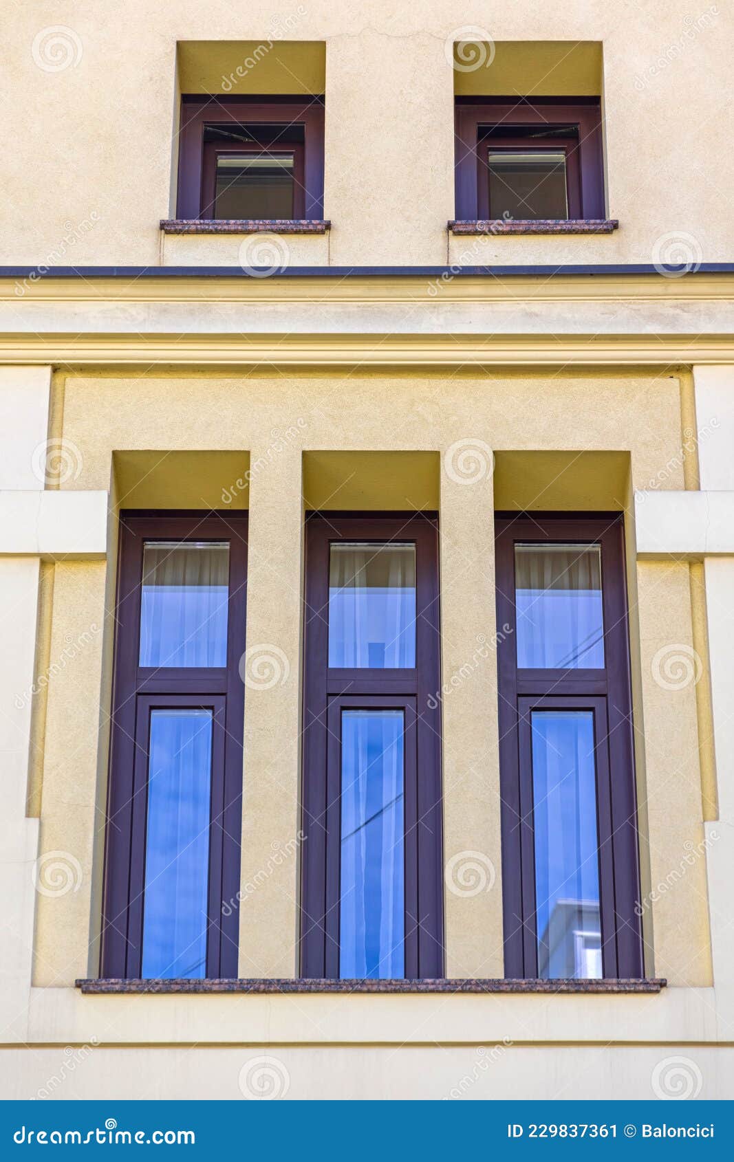 Triple Windows Royalty-Free Stock Photography | CartoonDealer.com ...