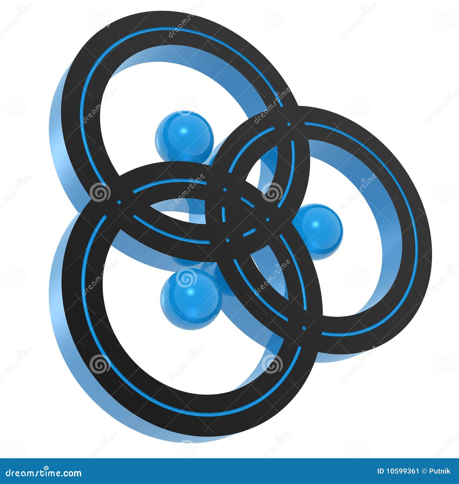 Triplex symbol stock illustration. Illustration of danger - 10599361