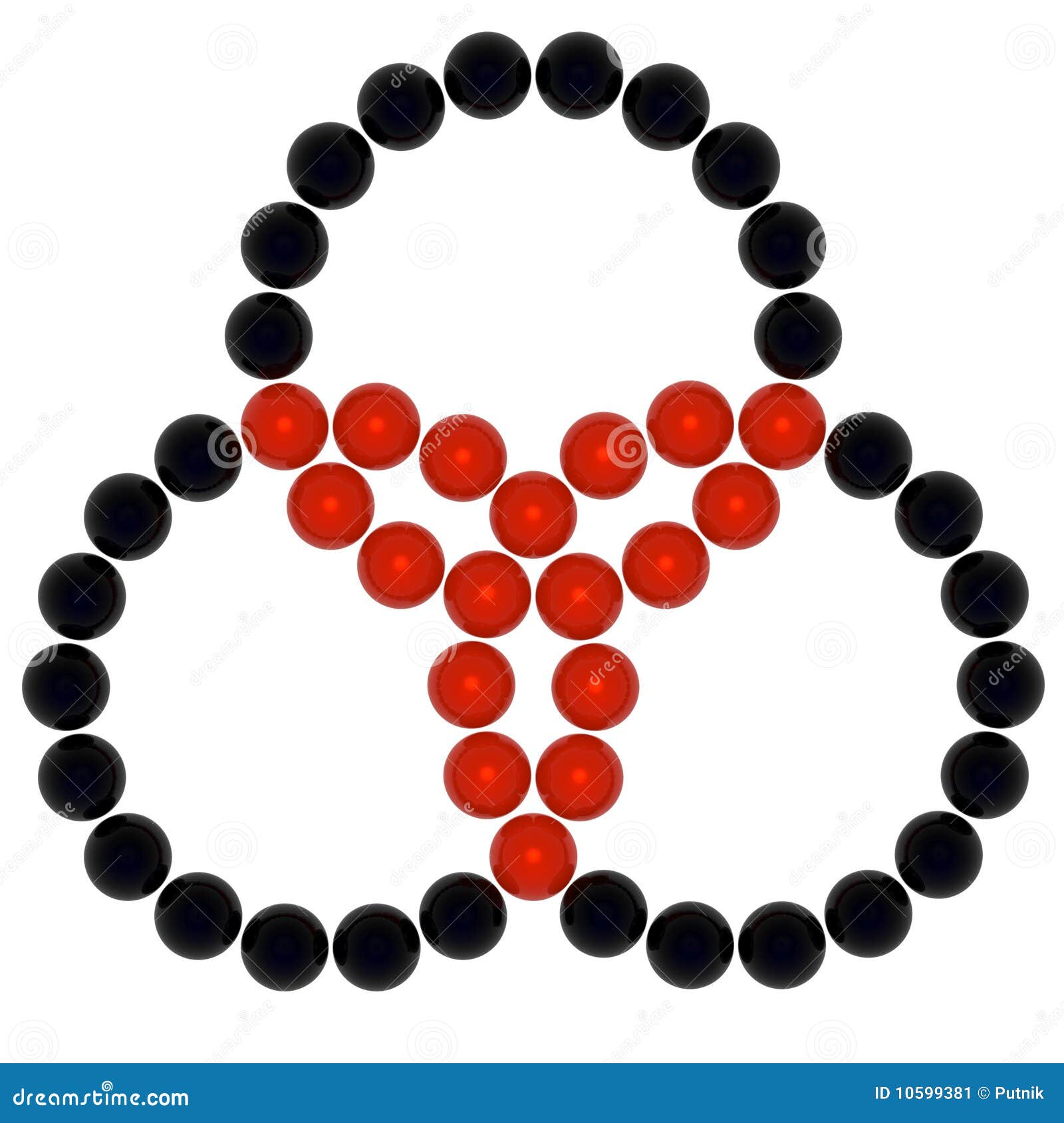 Triplex symbol stock illustration. Illustration of triangle - 10599381