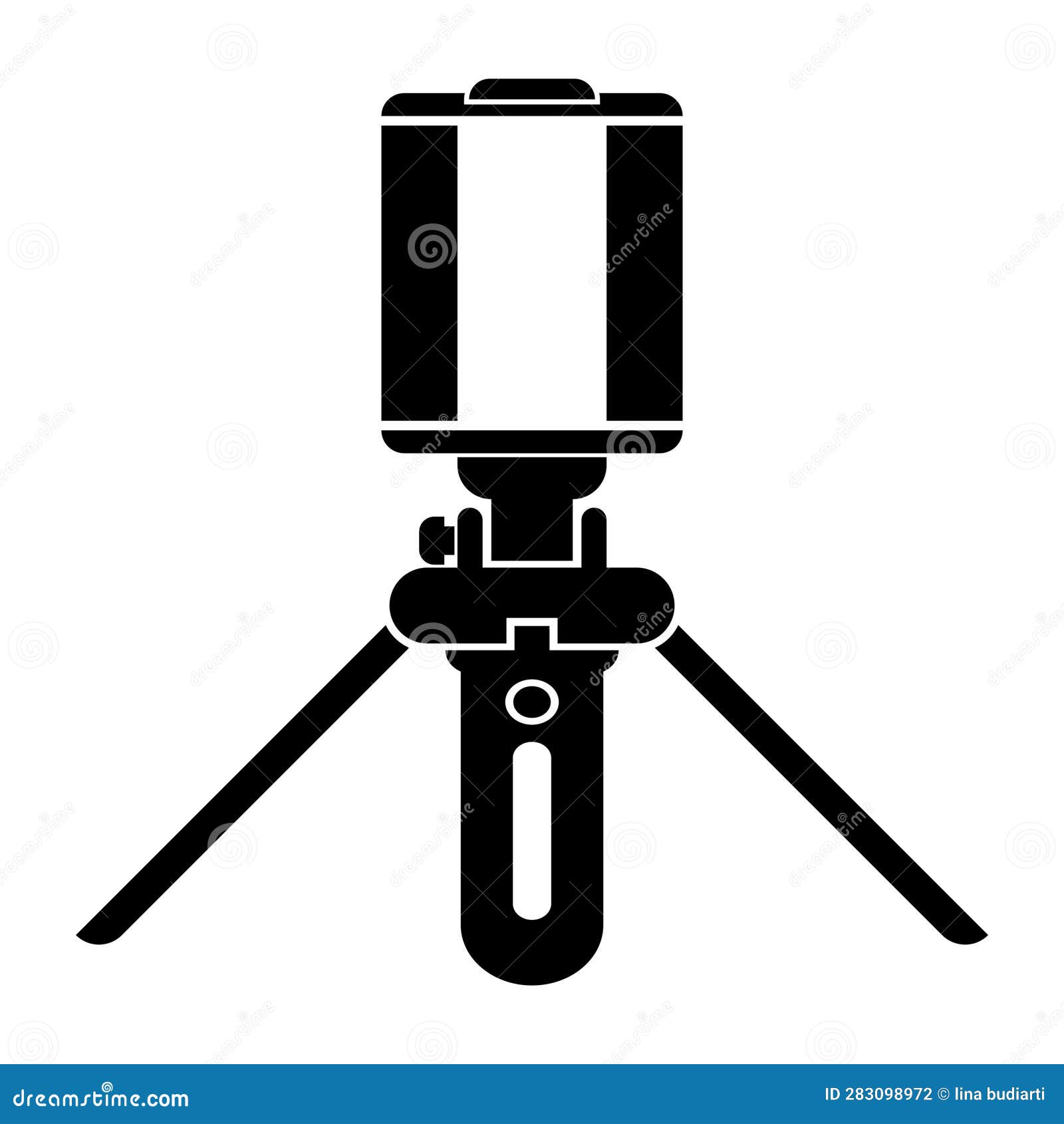 Tripod icon stock vector. Illustration of professional - 283098972