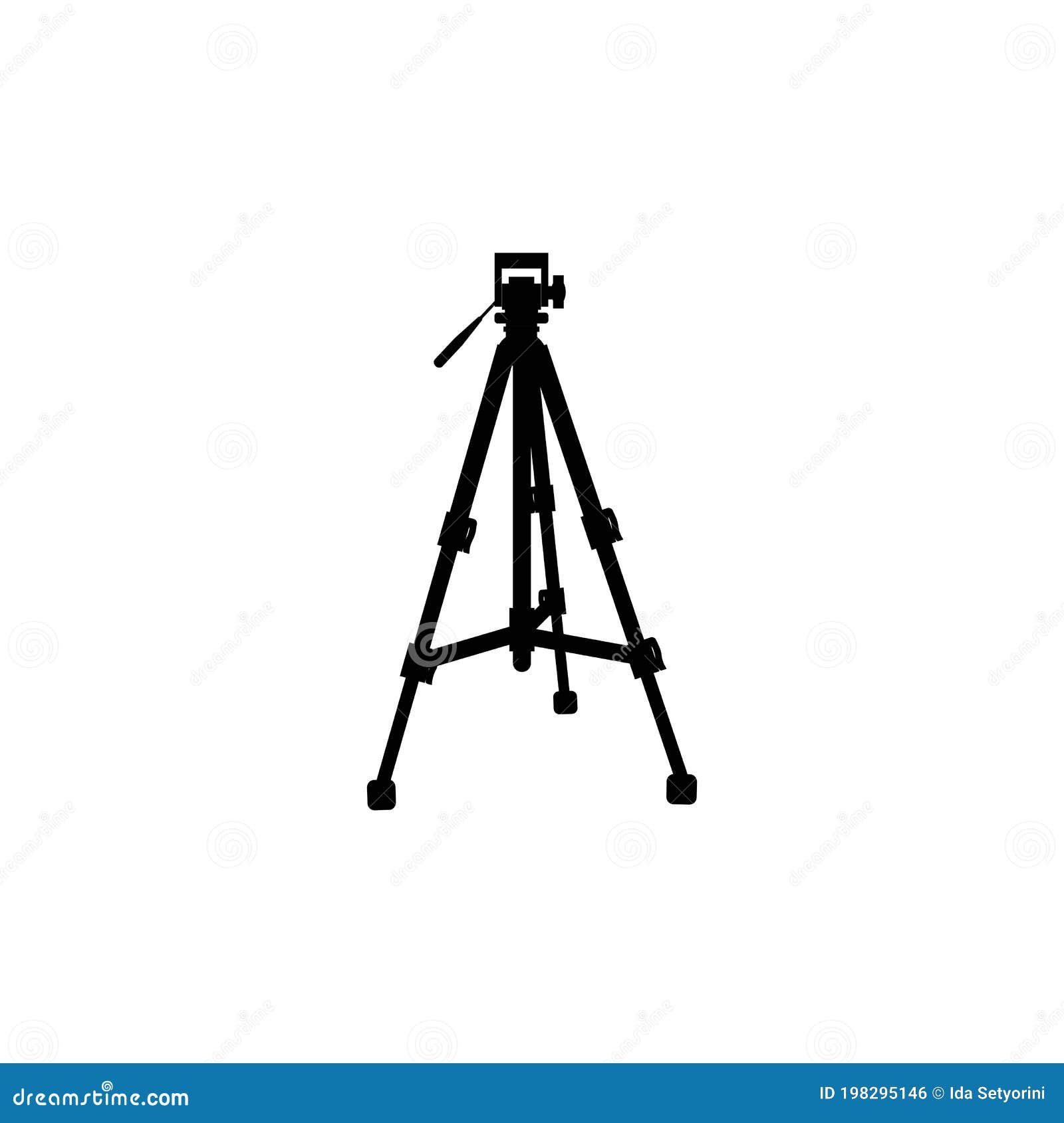 Tripod logo stock vector. Illustration of symbol, camera - 198295146