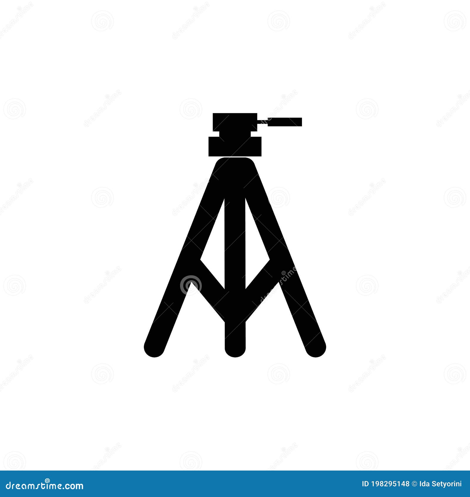 Tripod logo stock vector. Illustration of camera, sign - 198295148