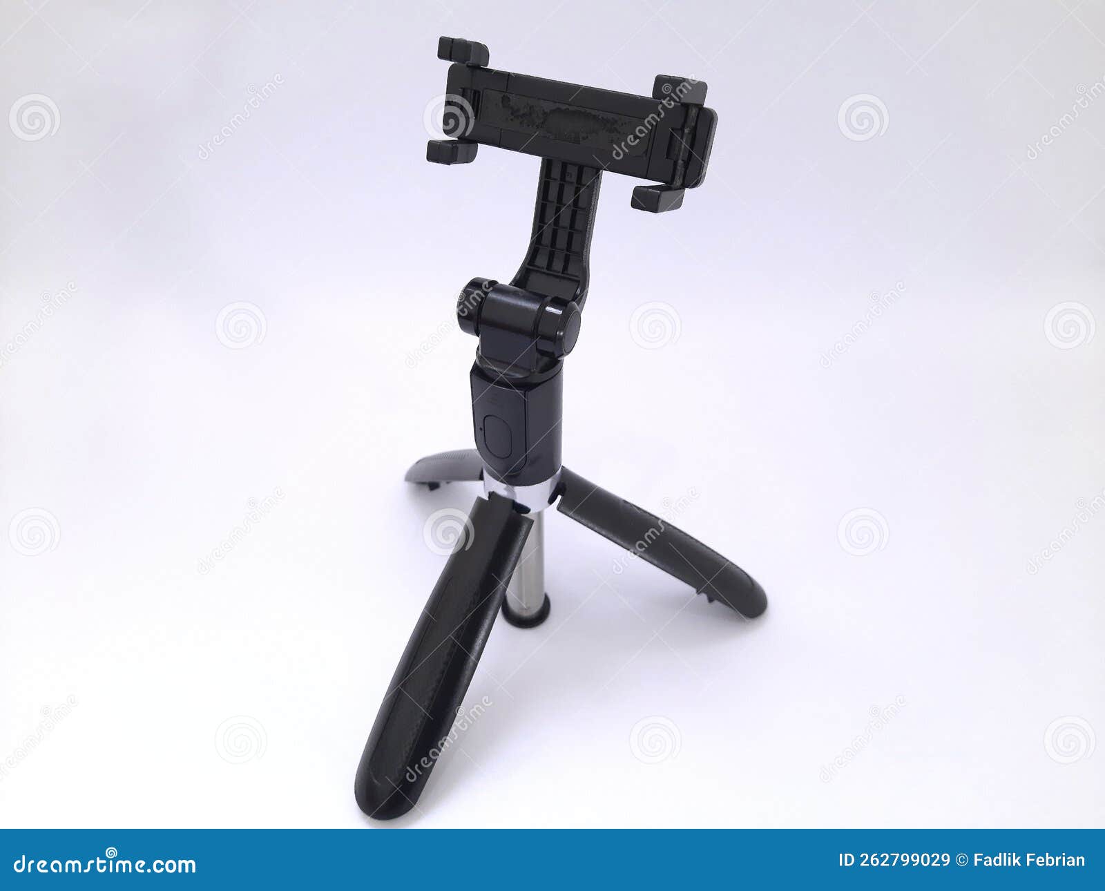 Tripod Stand for Mobile Phone Stock Image - Image of gadget, iron ...
