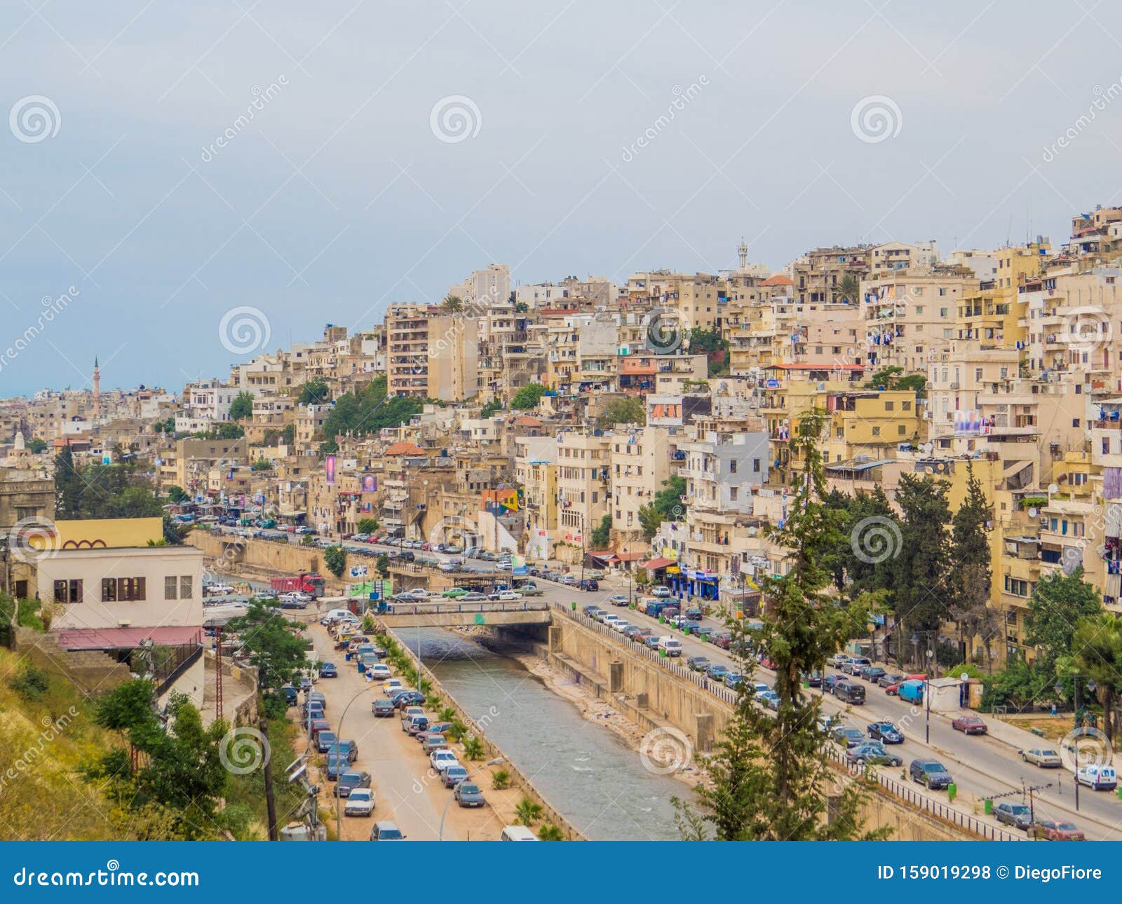 Tripoli, Lebanon stock photo. Image of building, cars - 159019298