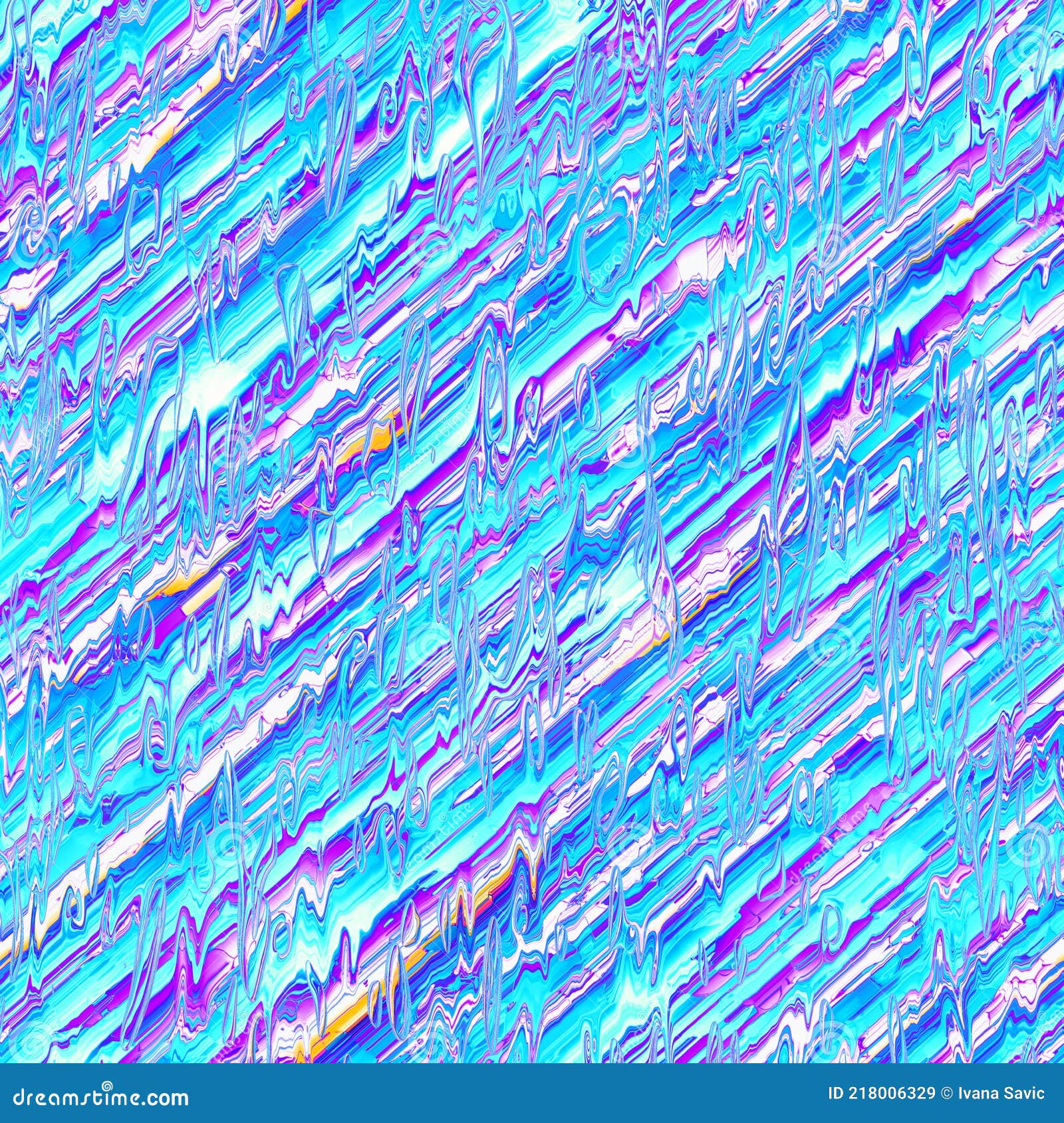 Trippy and Distorted Blue Pink Background with Light Diffraction Effect ...