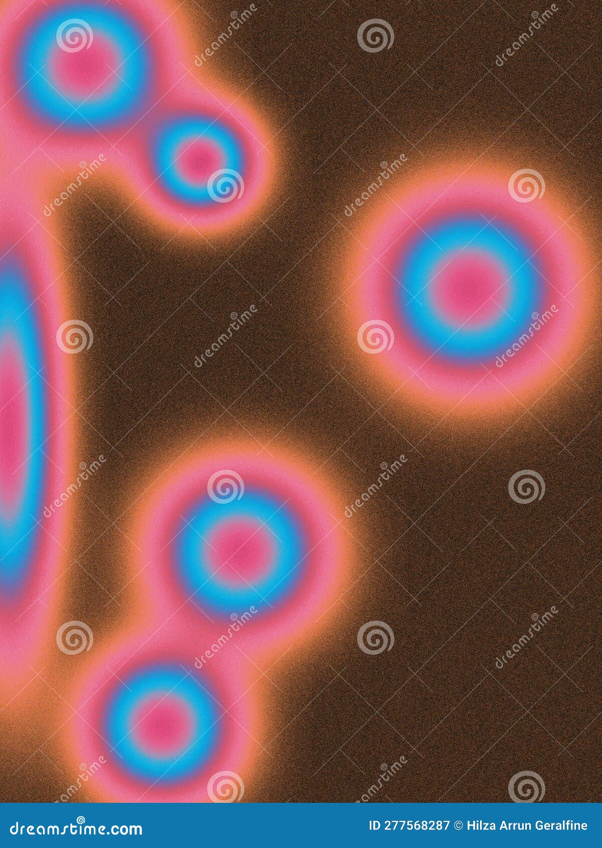 Trippy Gradient Multicolored Abstract Digital Art with Grainy Texture ...