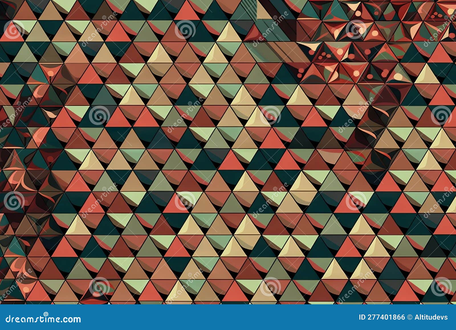 A Trippy Optical Illusion of Repeating Triangles, with Each One Getting ...