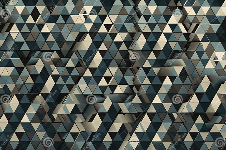 A Trippy Optical Illusion of Repeating Triangles, with Each One Getting ...