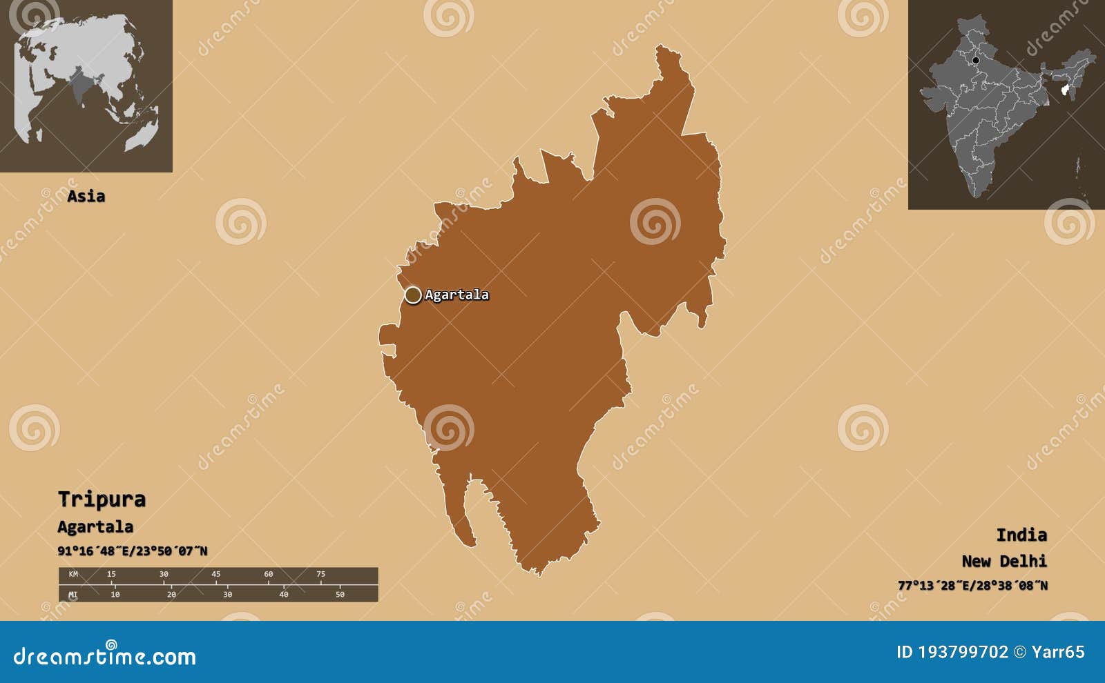 Tripura, State of India,. Previews. Pattern Stock Illustration ...