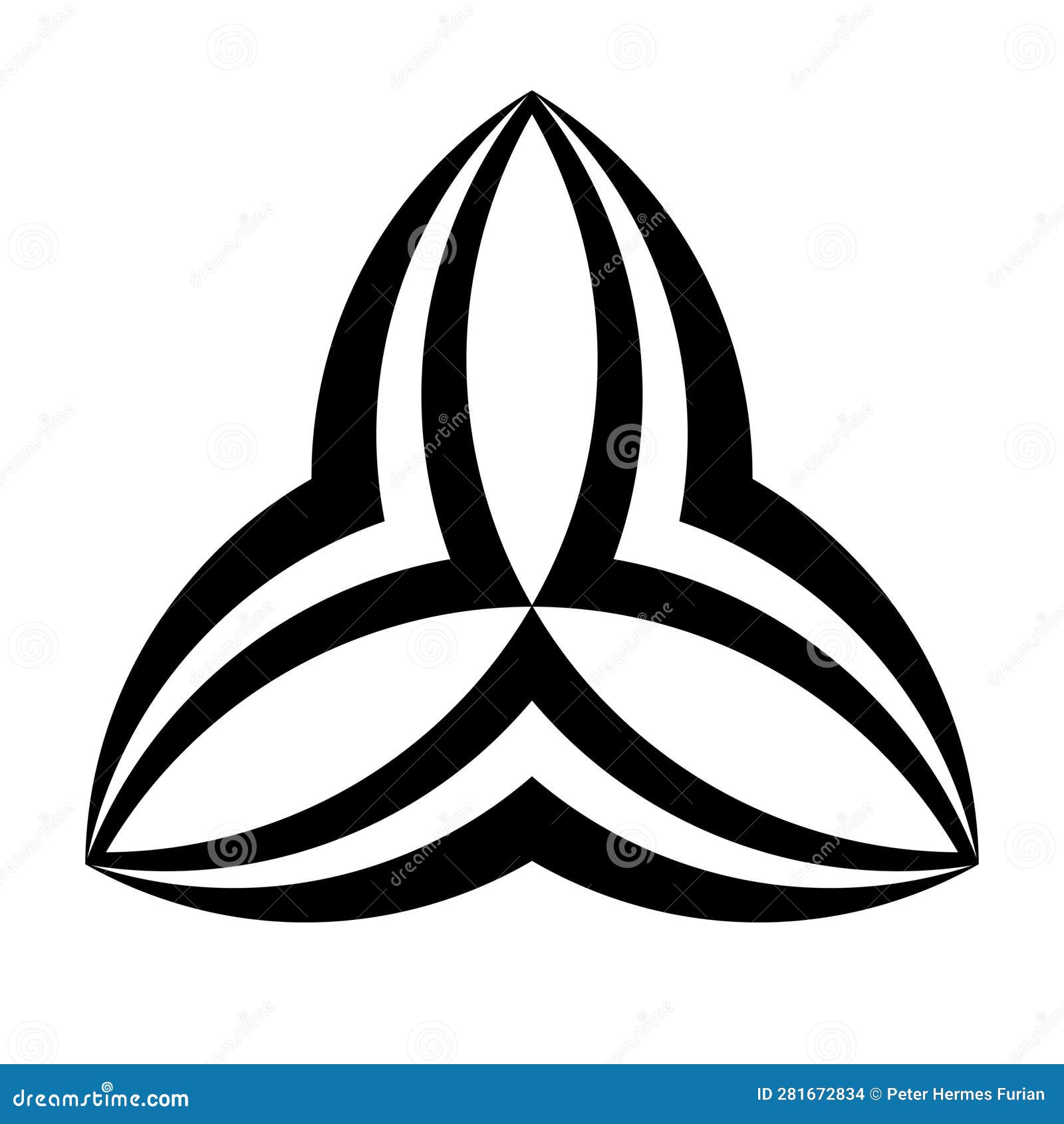 Vesica Piscis, Ichthys Or Ichthus Christian Fish Symbol, Two ...