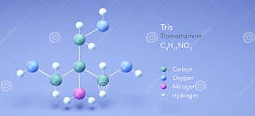 Tris, Molecular Structures, Tromethamine, 3d Model, Structural Chemical ...