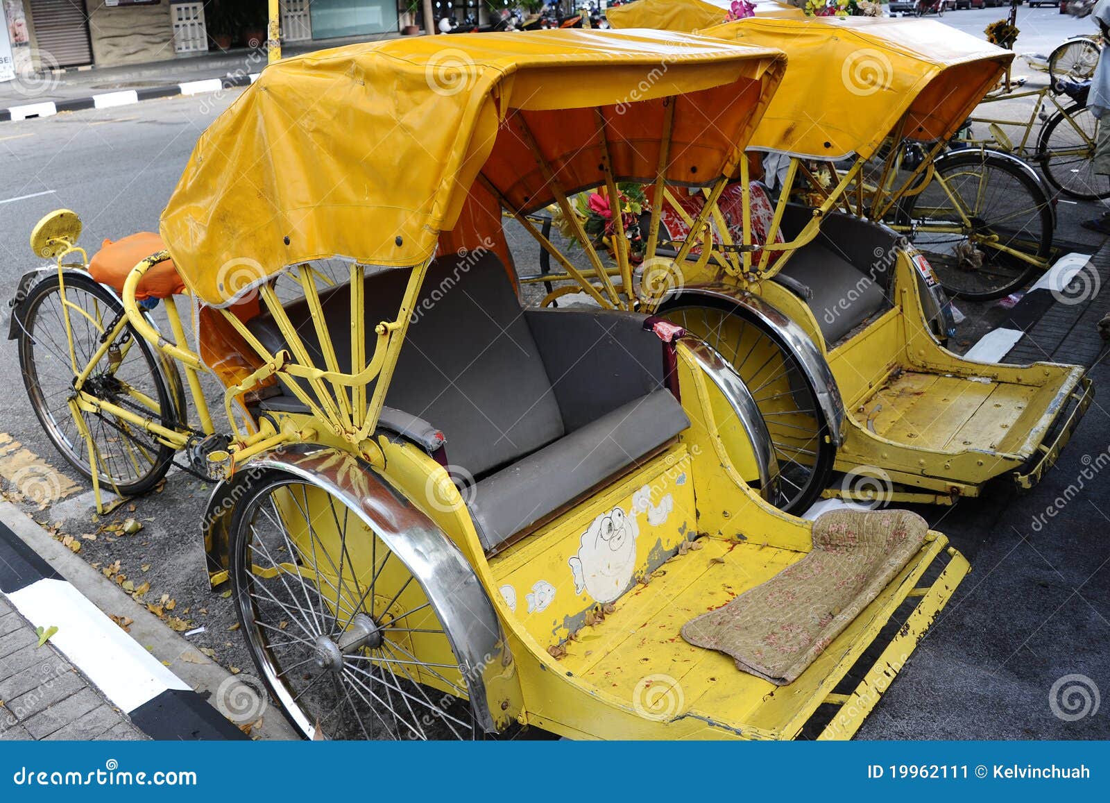 Trishaw stock image. Image of malaysia, empty, georgetown - 19962111