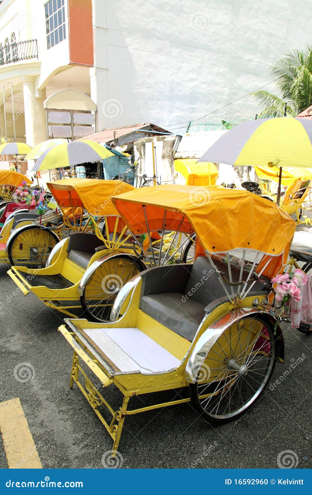 Trishaws stock photo. Image of bike, carriage, india - 16592960