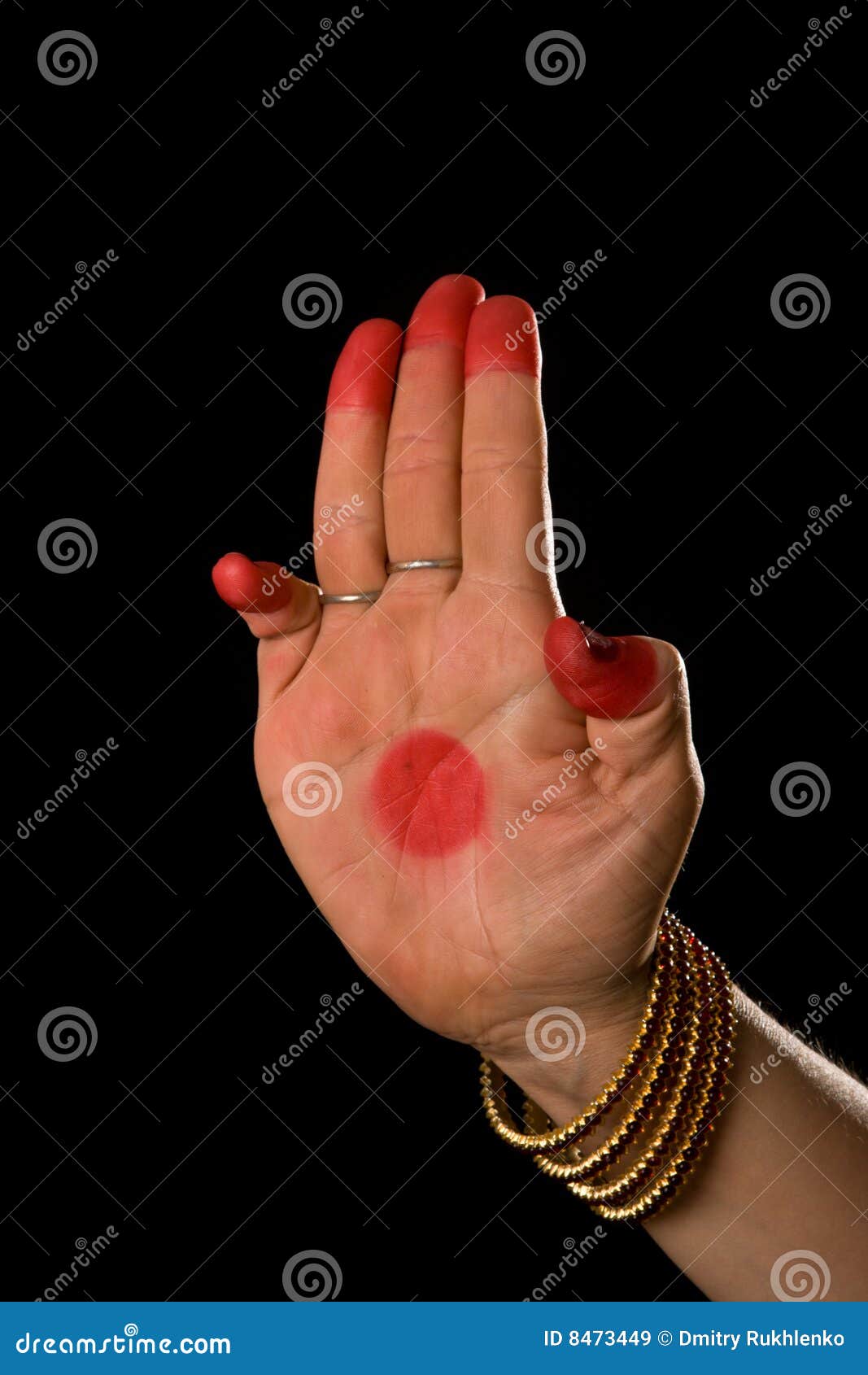 Trishula Hasta of Indian Dance Bharata Natyam Stock Image - Image of ...